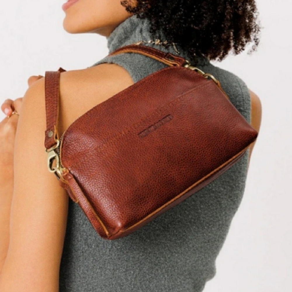 Portland Leather Eclipse Crossbody - Gem
